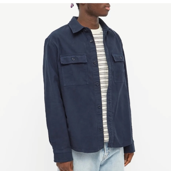 A.P.C. | Jackets & Coats | Apc Bastian Corduroy Overshirt Shacket In ...